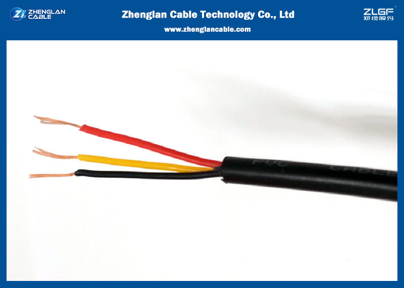 PVC Insulated and PVC sheathed Flat cable（BVVB) for Building, 3 Cores ...