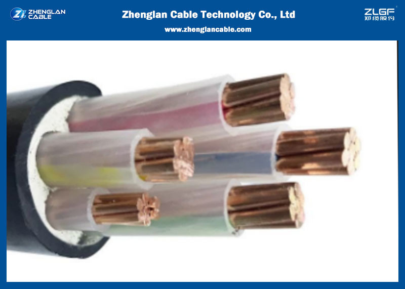 0.6/1KV LSZH Low Smoke Halogen Free Cable /4 +1Cores LV Power Cable ...