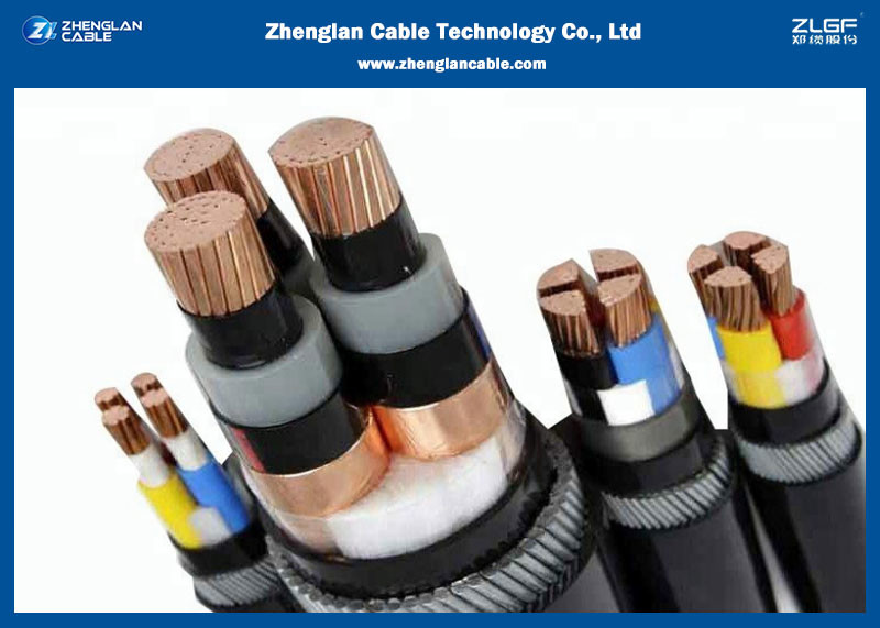 PVC Armoured Cable , Multi Core Copper Cable Rated Voltage 0.6/1kV （CU ...