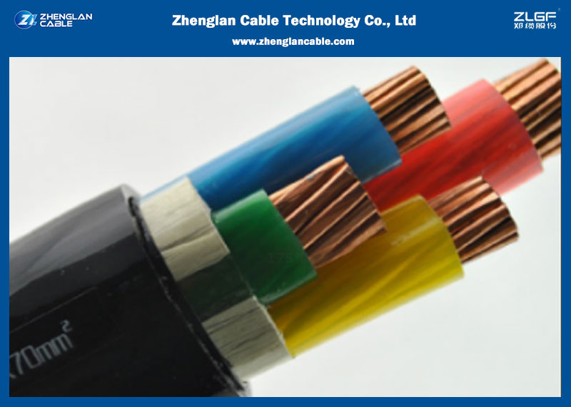 0.6/1KV Low Smoke Zero Halogen Cables Four Cores Armoured IEC 60502 ...
