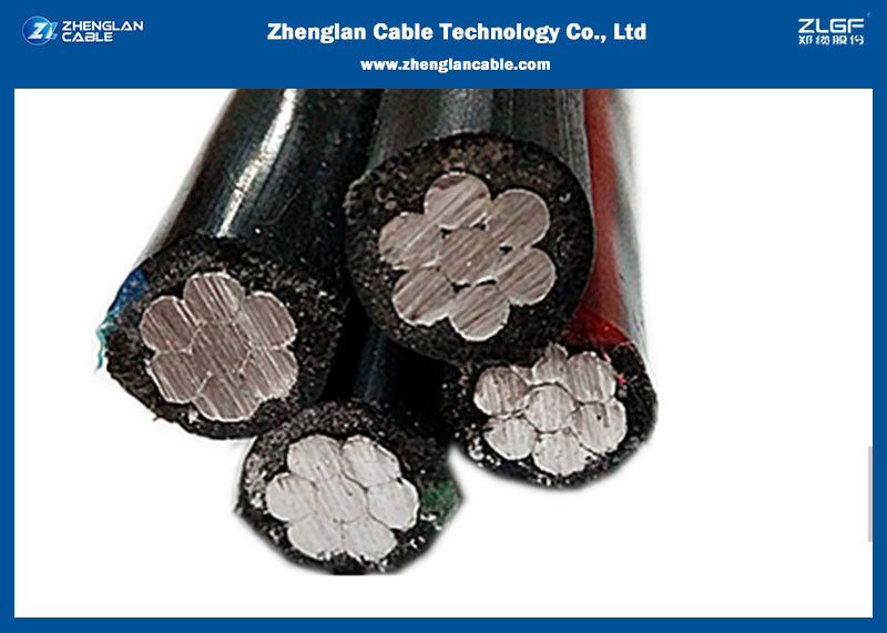 Aluminum Duplex Triplex Quadplex XLPE Aerial Bundled Cables