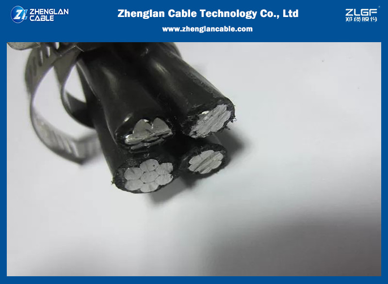 PVC/XLPE/PE Covered Overhead Insulated Cable Line Wire Duplex/Triplex ...