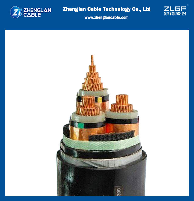 Unarmored CWS Medium Voltage Power Cable 33kv XLPE Insulated