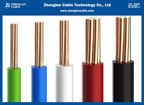 IEC 60227 Standard Single Wire (450/750) Copper Conductor With PVC ...