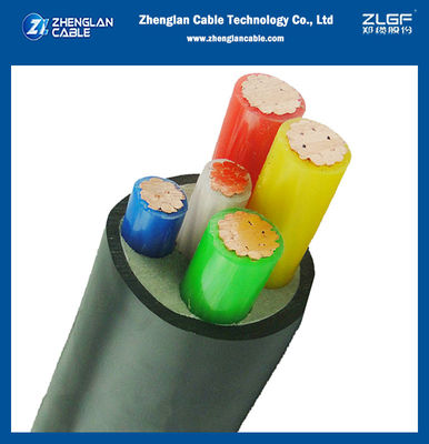0.6/1kV 3+2 Cores XLPE Insulated PVC Sheathed Unarmoured Copper Cable ...