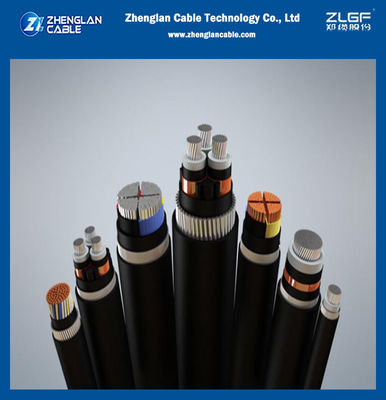 MV 33KV Armoured Cable Copper Conductor XLPE Insulation Power