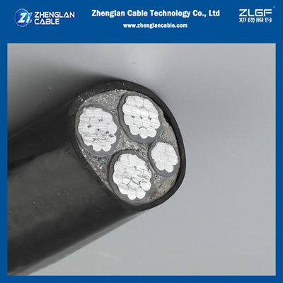 3 Cores 0.6/1kV CU/AL LV Cable , XLPE Insulated Armoured Power Cable（AL ...