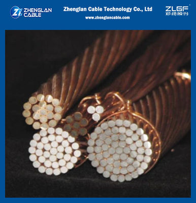 7#8AWG Copper Clad Steel Wire For Electrical Conductors Purposes ASTM B228