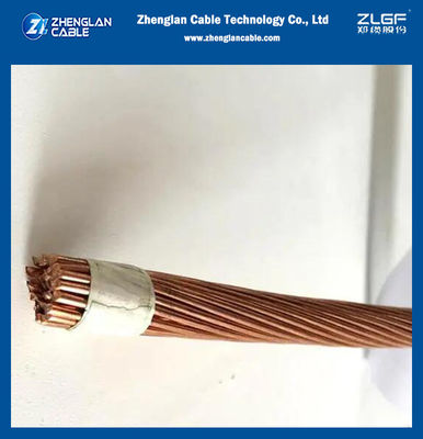 30% Conductivity CCS Copper Clad Steel Wire Strand Conductor ASTM B228 ...