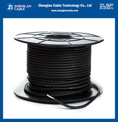6mm2 PV DC Solar Cable Black For Solar Panels Connection 1.5KV DC ...