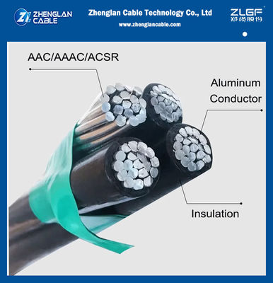 0.6/1kV Cable Autoportante Tipo Caai 2x50+1x16+Na35mm2 aluminio XLPE ...