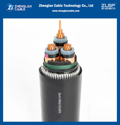 8.7/15(17.5) kV NA2XSY N2XSY XLPE Insulated Single / Three-Core with ...