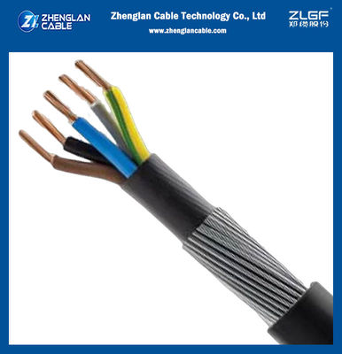 5 Core Steel Wire Armoured Cable Copper Cu XLPE PVC SWA PVC 0.6/1kV IEC ...