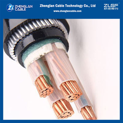 1kv Low Voltage Power Cable 4*35mm2 XLPE Insulated SWA Armored Power ...