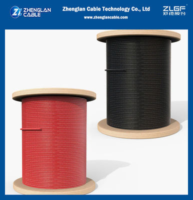 10 AWG PV Wire Solar Photovoltaic Wire 2KV Adapted To PV Systems Black ...