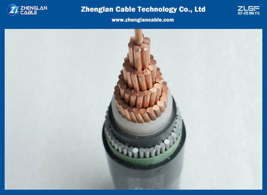 Single Core CU / PVC / PVC Low Voltage Copper Cable Nonmetallic Sheath ...