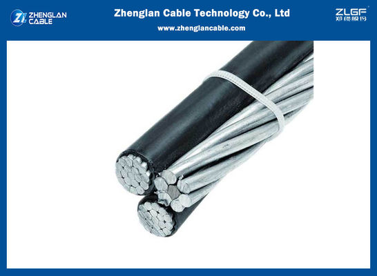 AL/XLPE 1kv Aerial Spaced Overhead Insulated Cable Single Core Aluminum ...