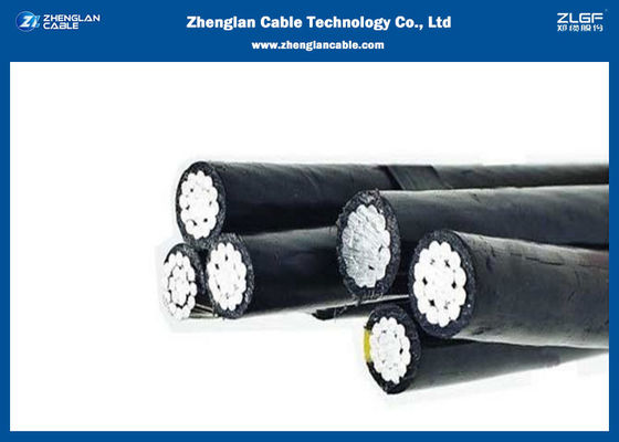 Duplex / Triplex / Quadruplex Service Drop Cable Overhead Insulated ...
