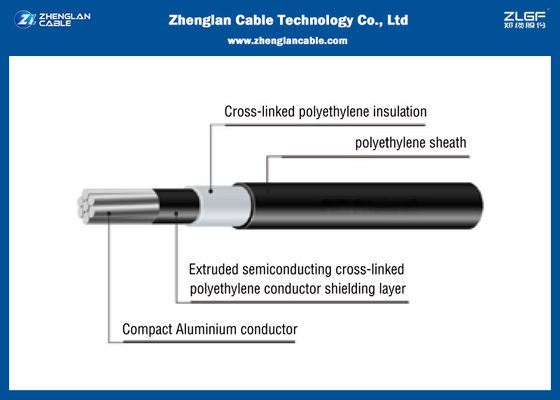 AL SC XLPE HDPE 33kv 1Cx 240sqmm Spaced Aerial Cable
