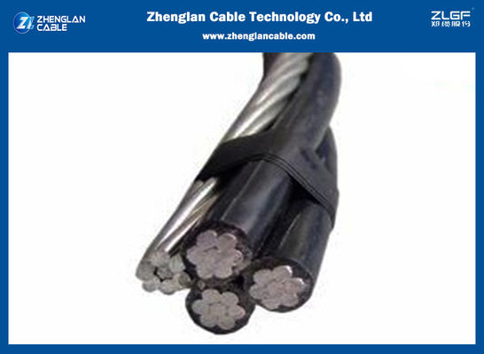 Aluminum Duplex Triplex Quadruplex XLPE Aerial Bundled Cables ISO 9001:2015