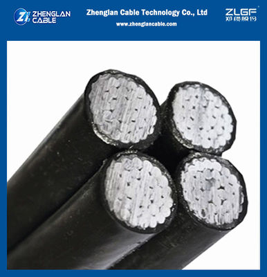 4 Core Overhead Service Entrance Cable 1kv Aerial Bundled Cable AAC