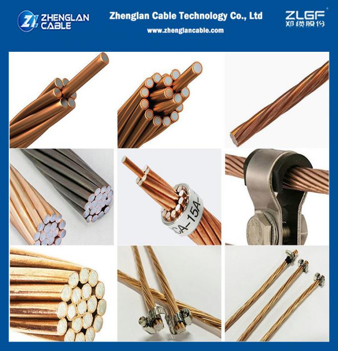 Bare Copper Clad Steel Ground Rod Conductor Wire CCS Electric Stranded Wire