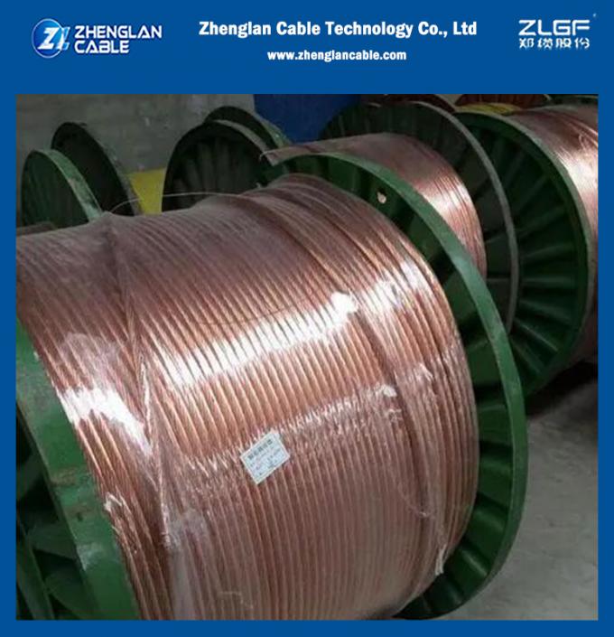Bright Copper Clad Steel Strand Wire CCS Conductor For Earthing ...