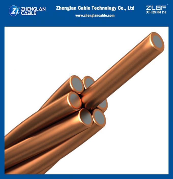 ASTM B227 Copper Clad Steel Wire Tinned CCS Wire Stranded MOQ 5 000m