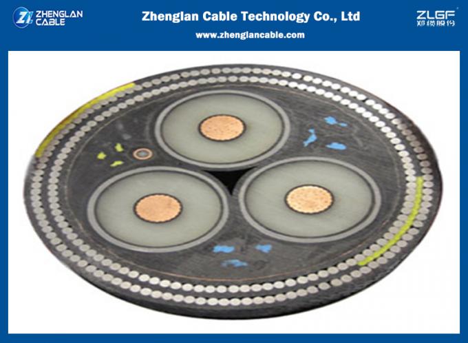 Copper Core Copper Tape Screened 3core Cable 3x70sqmm 6.35/11kv XLPE ...